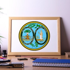 South Carolina State Seal, Poster Print, Wall Décor - Etsy