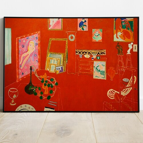 The Dessert: Harmony in Red Poster Print Painting by Henri - Etsy