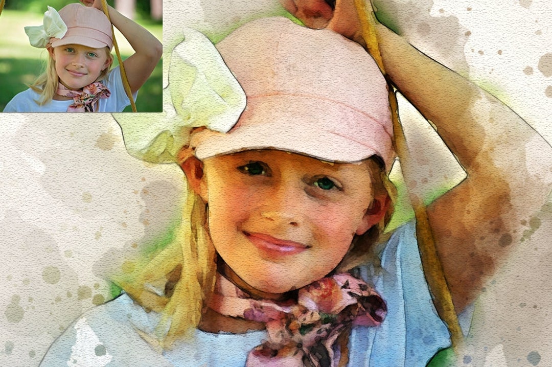 Custom Portrait Painting, Custom Art, Custom Watercolor Personalized ...