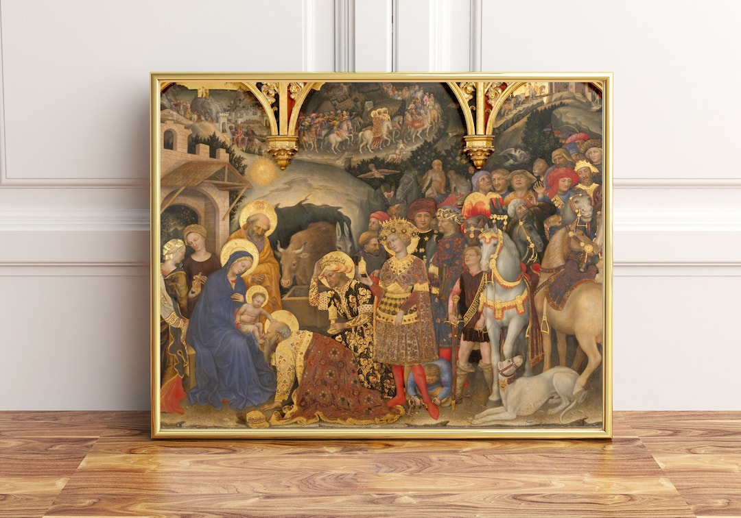 Adoration of the Magi Poster Print, Leonardo Da Vinci Painting, Wall ...