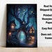 Enchanted Forest Tree House, Vertical Poster Print, Wall Art Décor - Etsy