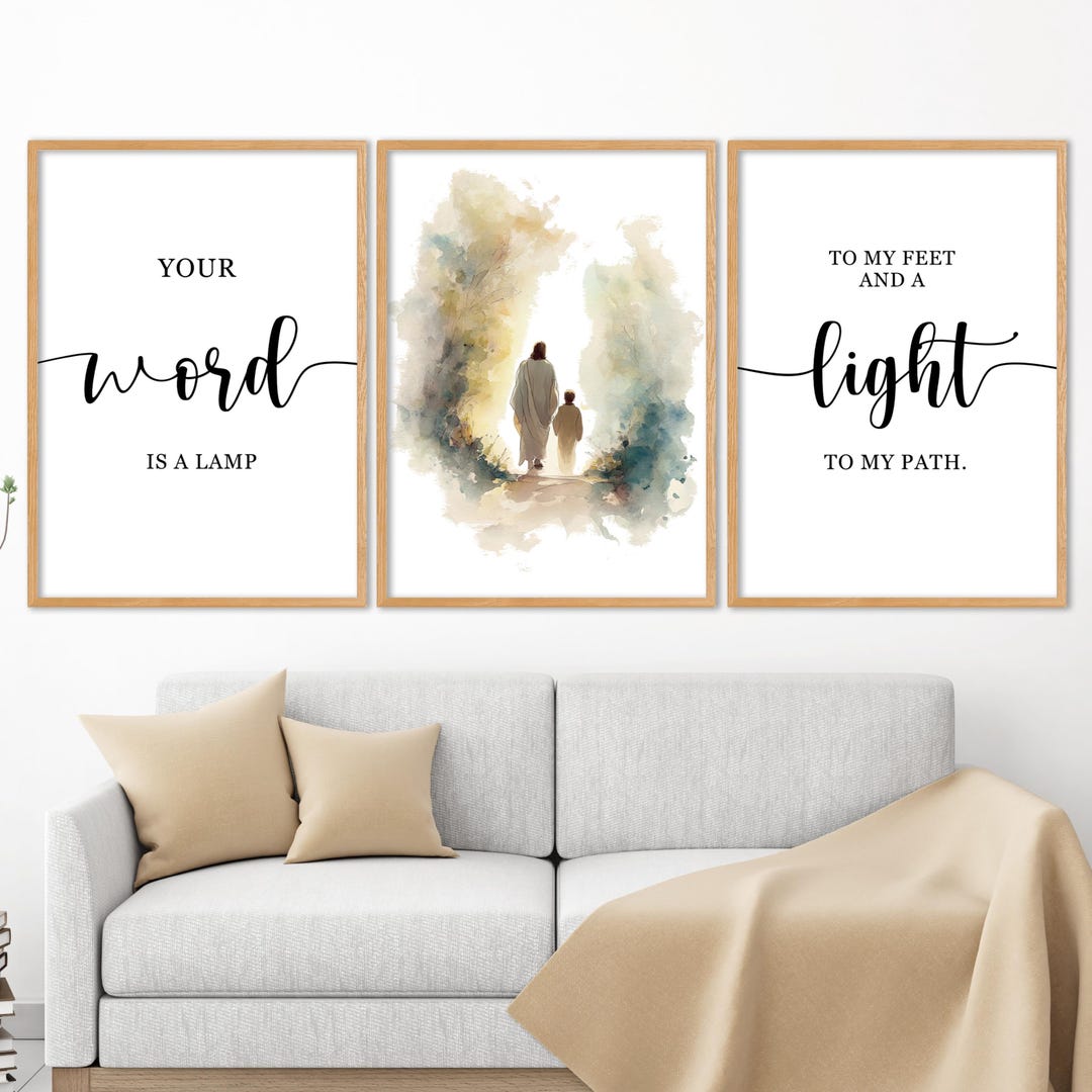 Your Word is a Lamp to My Feet and a Light to My Path, Inspirational ...