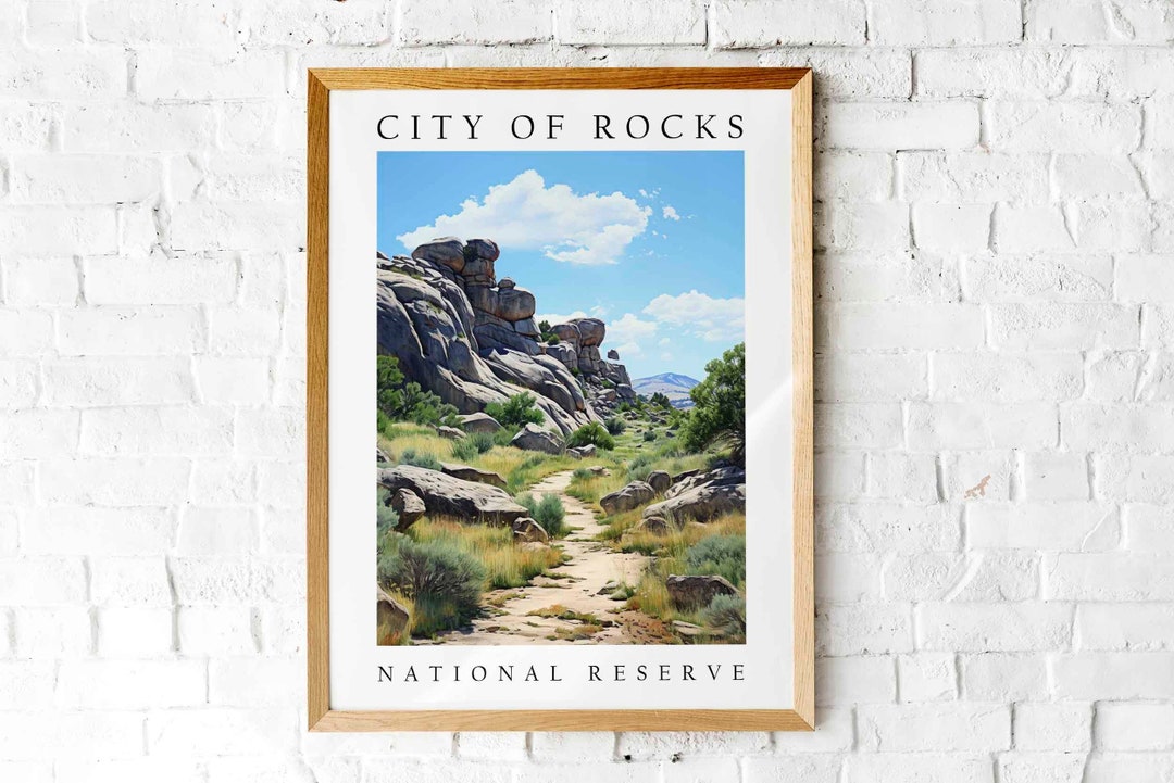 City of Rocks National Reserve, Poster Print, Wall Décor - Etsy