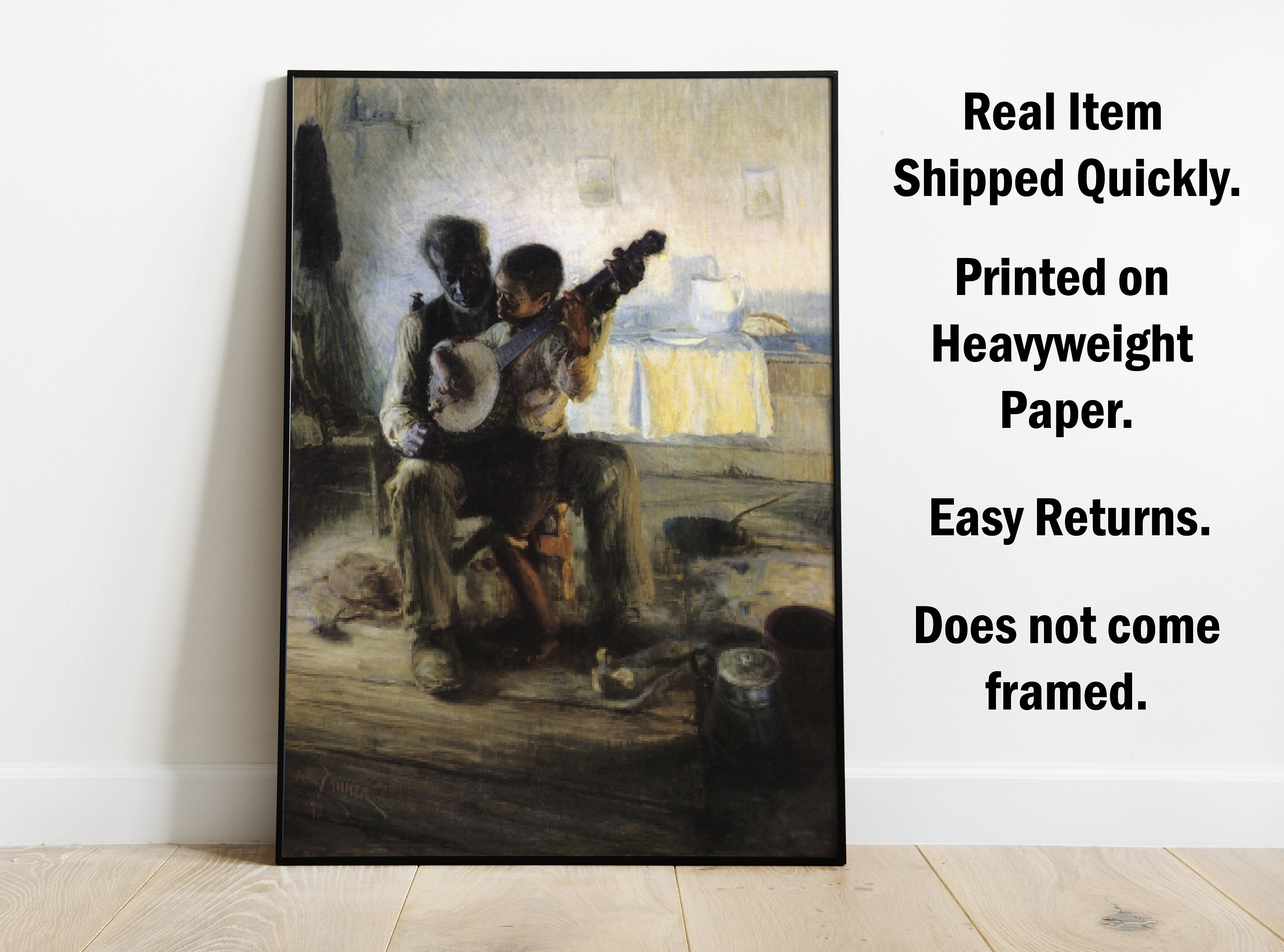 The Banjo Lesson Poster Print Painting by Henry Ossawa Tanner - Etsy