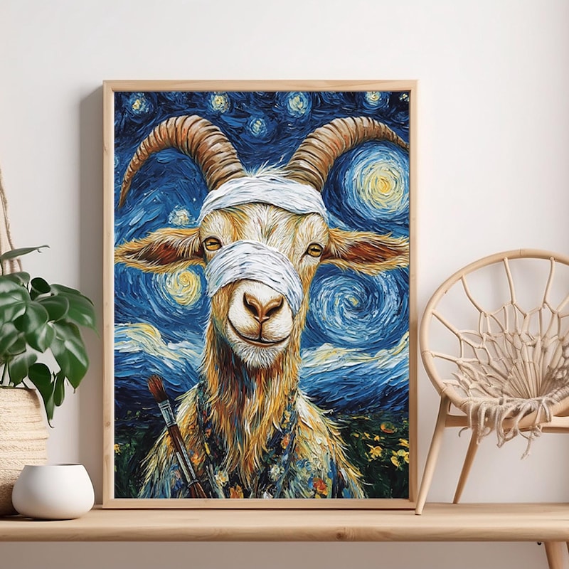 Goat Poster - Etsy