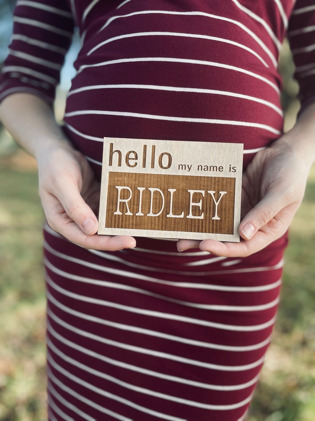 Hello My Name is | Baby Announcement | Baby Name | Baby Shower Gift ...