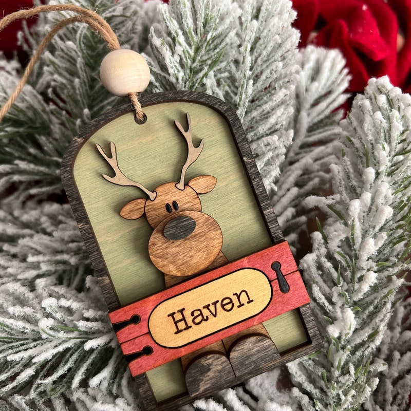 Wooden Reindeer - Etsy