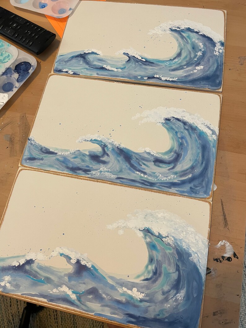 Don't Be Afraid to Make Waves Rope Hanger Sign Small - Etsy