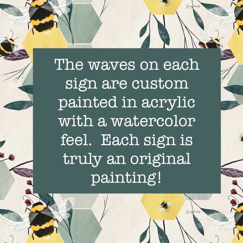 Don't Be Afraid to Make Waves Rope Hanger Sign Small - Etsy