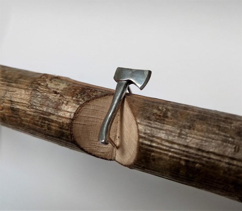 Silver Hand Axe Pin Badge, Axe Pin Badge, Silver Axe, Bushcraft ...
