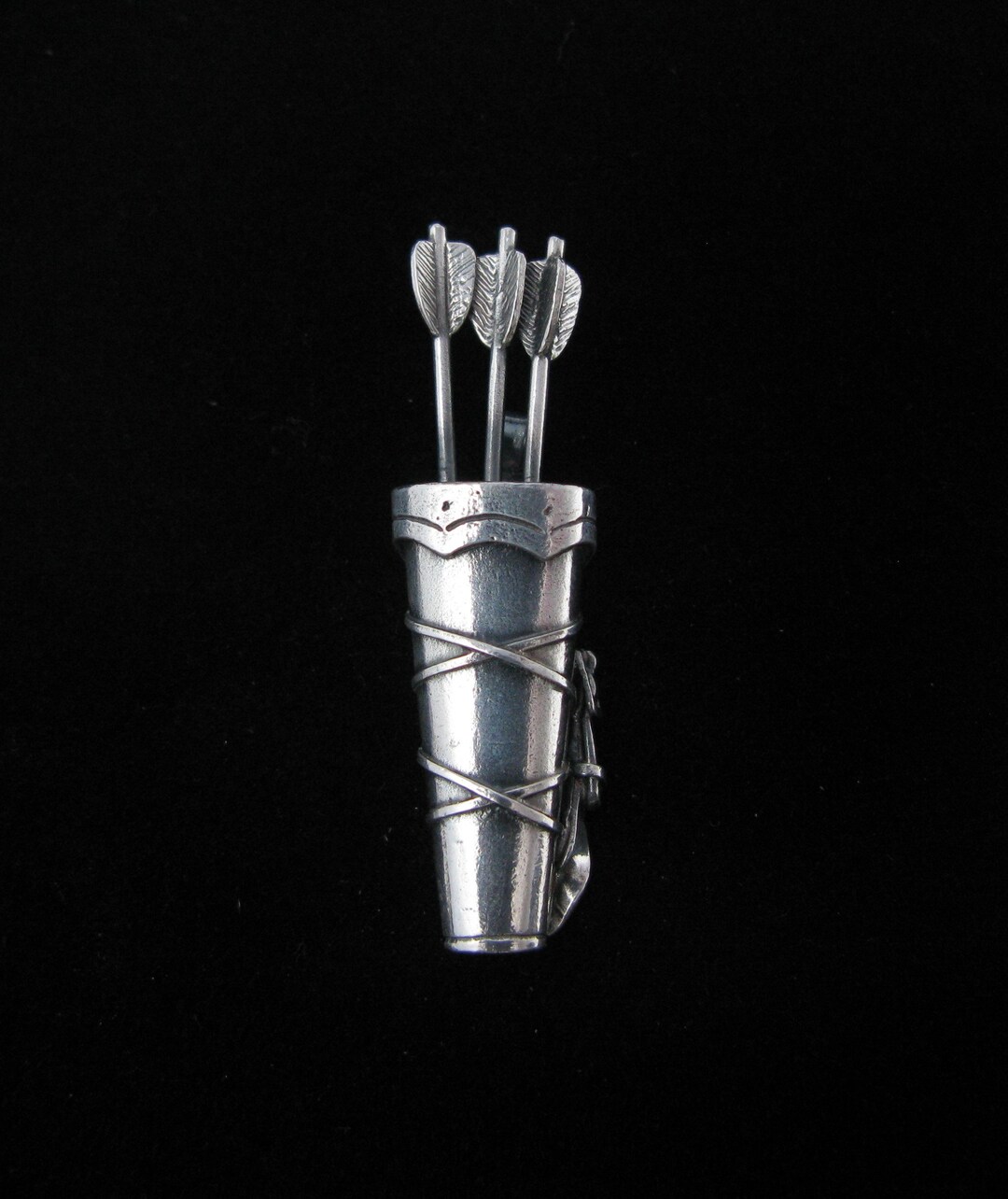 Sterling Silver Quiver Pin Badge: Archer's Jewelry - Etsy UK