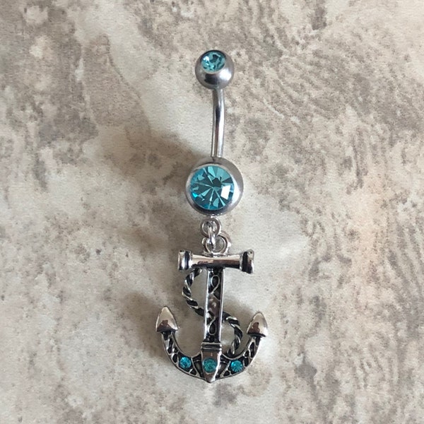 Nautical Belly Ring - Etsy
