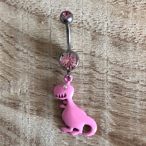 Dinosaur Belly Ring - Etsy
