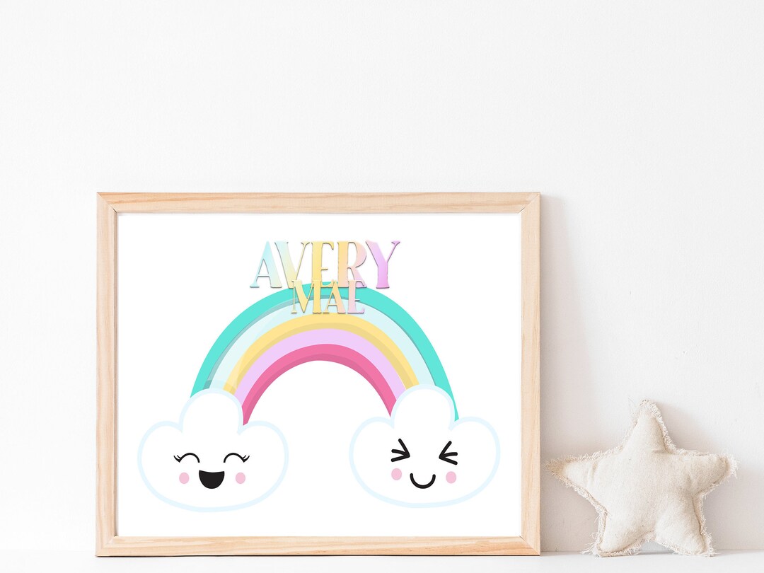 Personalized Name Rainbow - Etsy