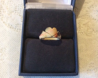 Carved Shell Ring - Etsy