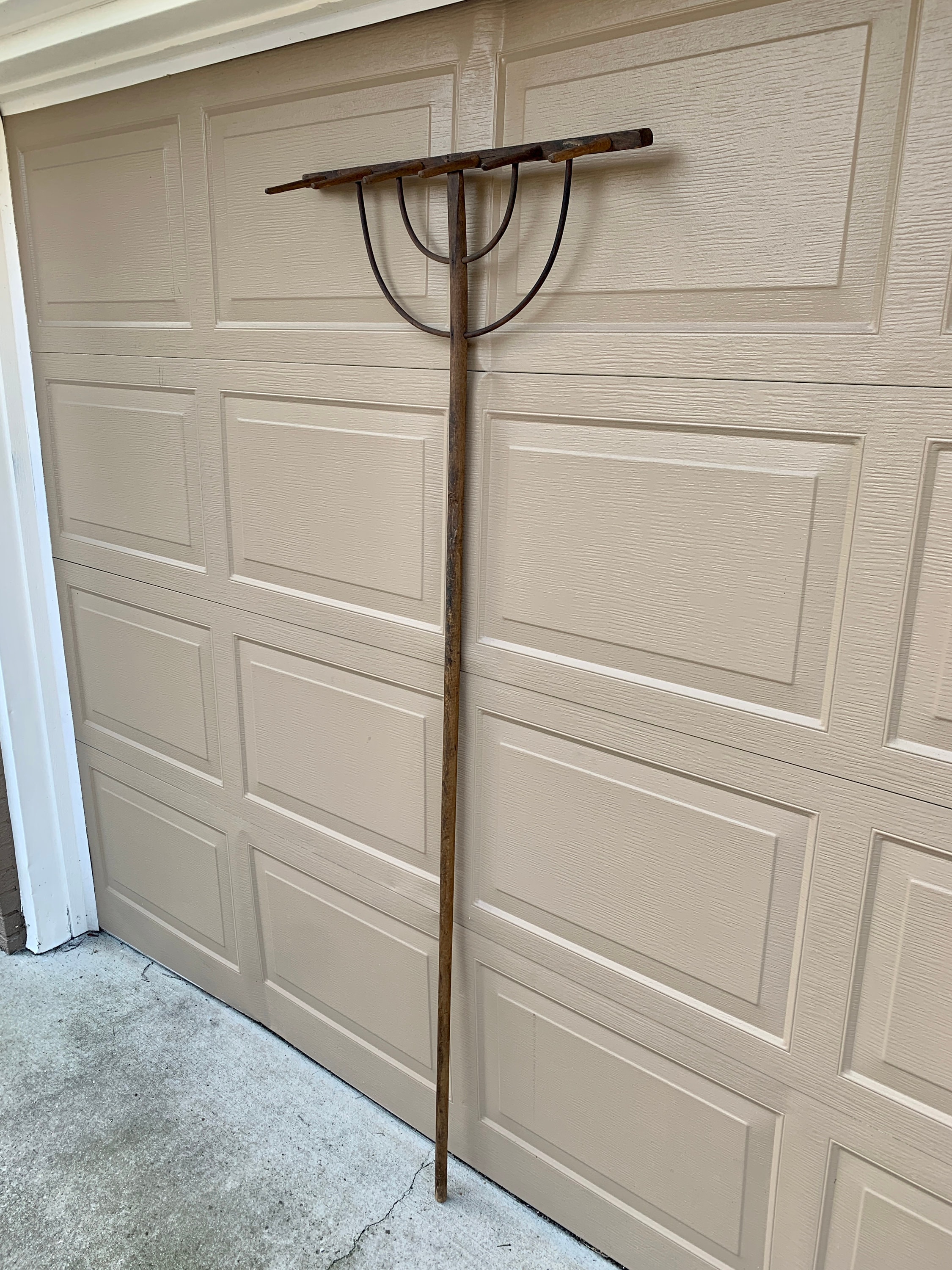 Antique Early 20th Century Hand Made Wooden Hay Rake - Etsy