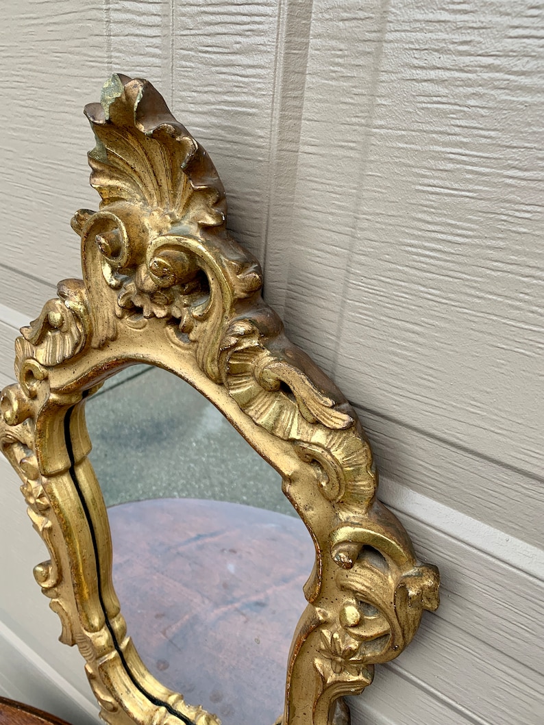 Italian Borghese Rococo Baroque Gilt Wood Mirror - Etsy