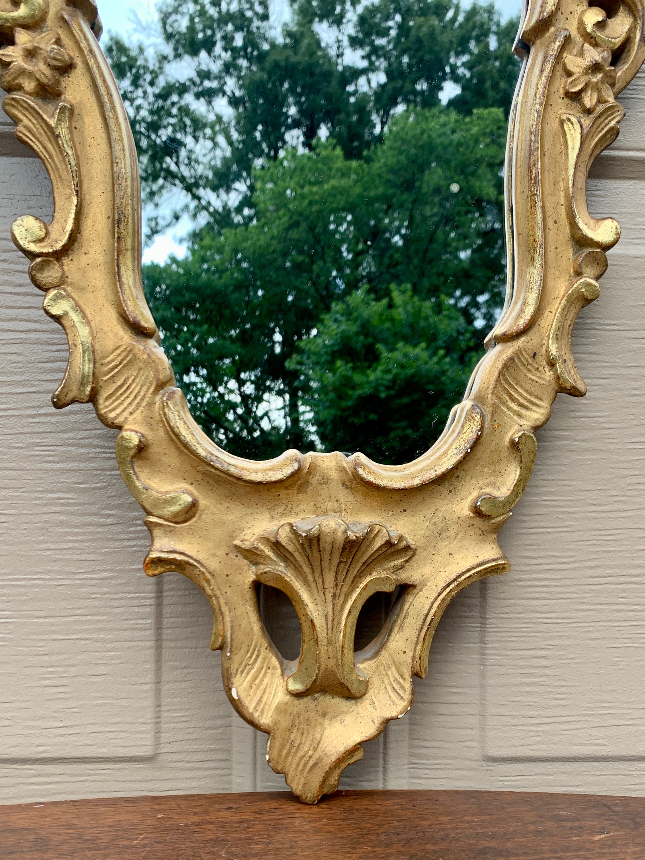 Italian Borghese Rococo Baroque Gilt Wood Mirror - Etsy