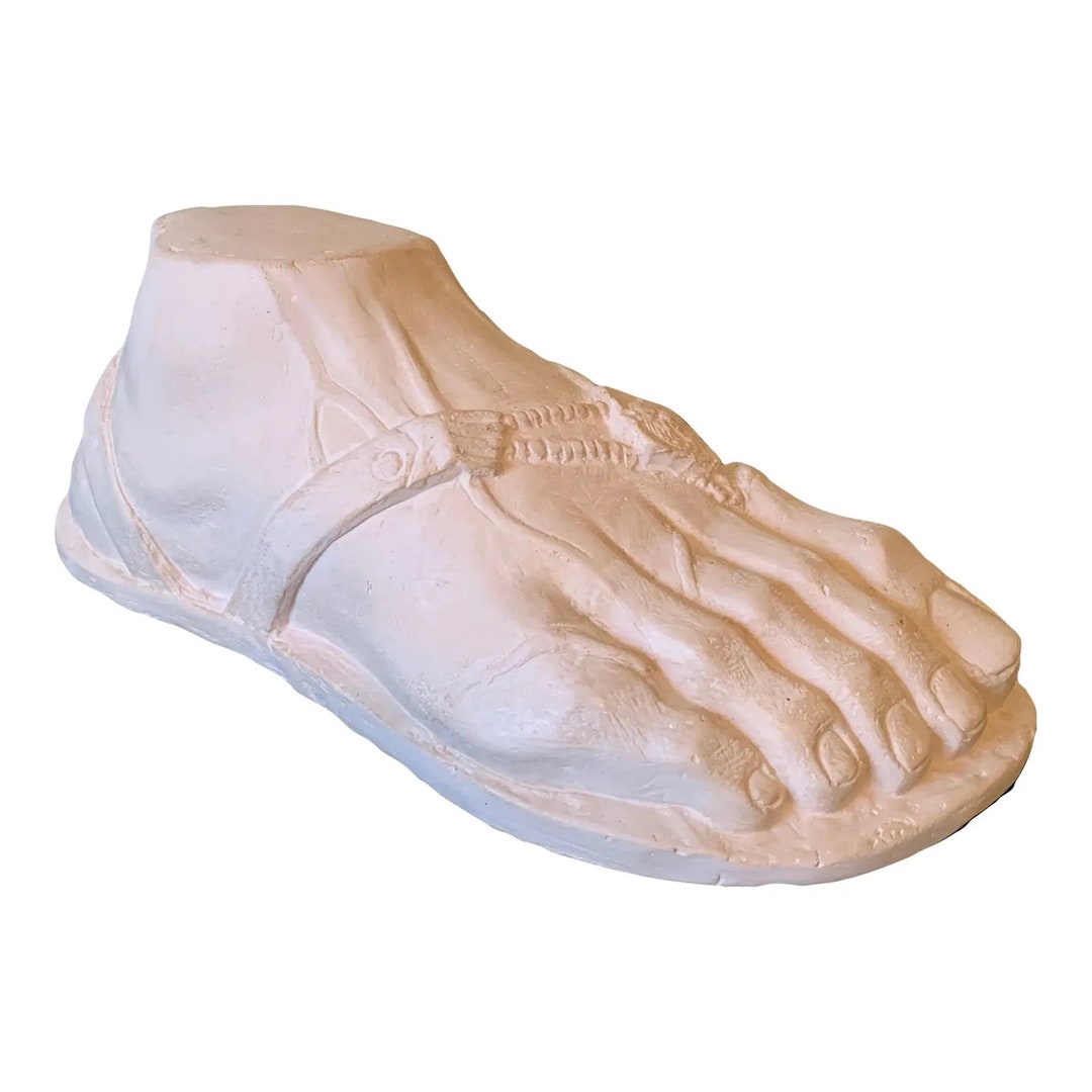 Grand Tour Style Greek or Roman Plaster Foot Sculpture - Etsy