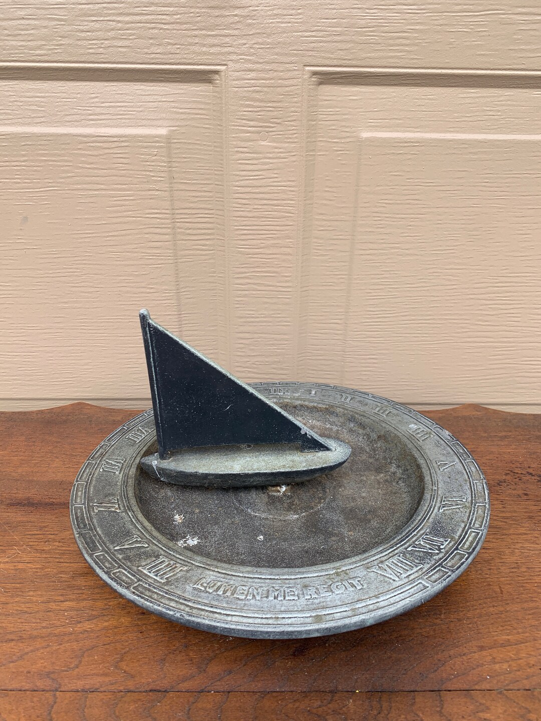 Vintage Cast Iron Garden Nautical Sundial the Mariner's Sundial - Etsy