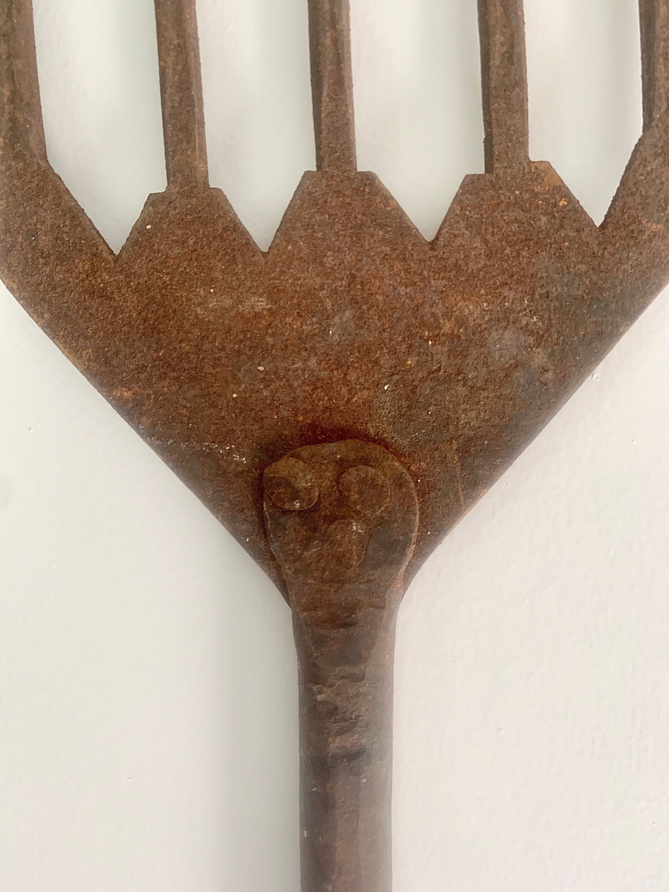 19th Century Hand Forged Iron Harpoon on Custom Wall Mount - Etsy