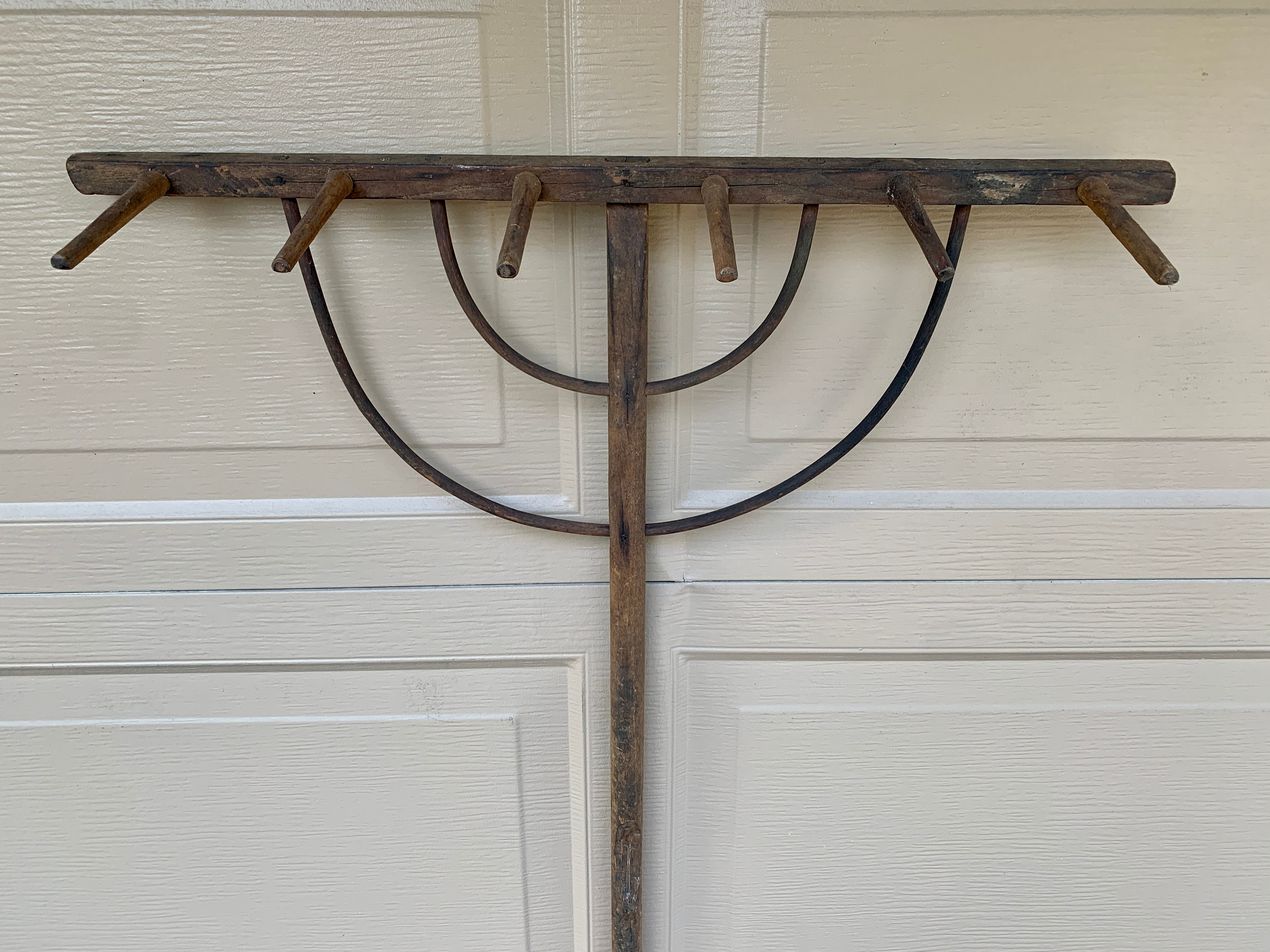 Antique Early 20th Century Hand Made Wooden Hay Rake - Etsy