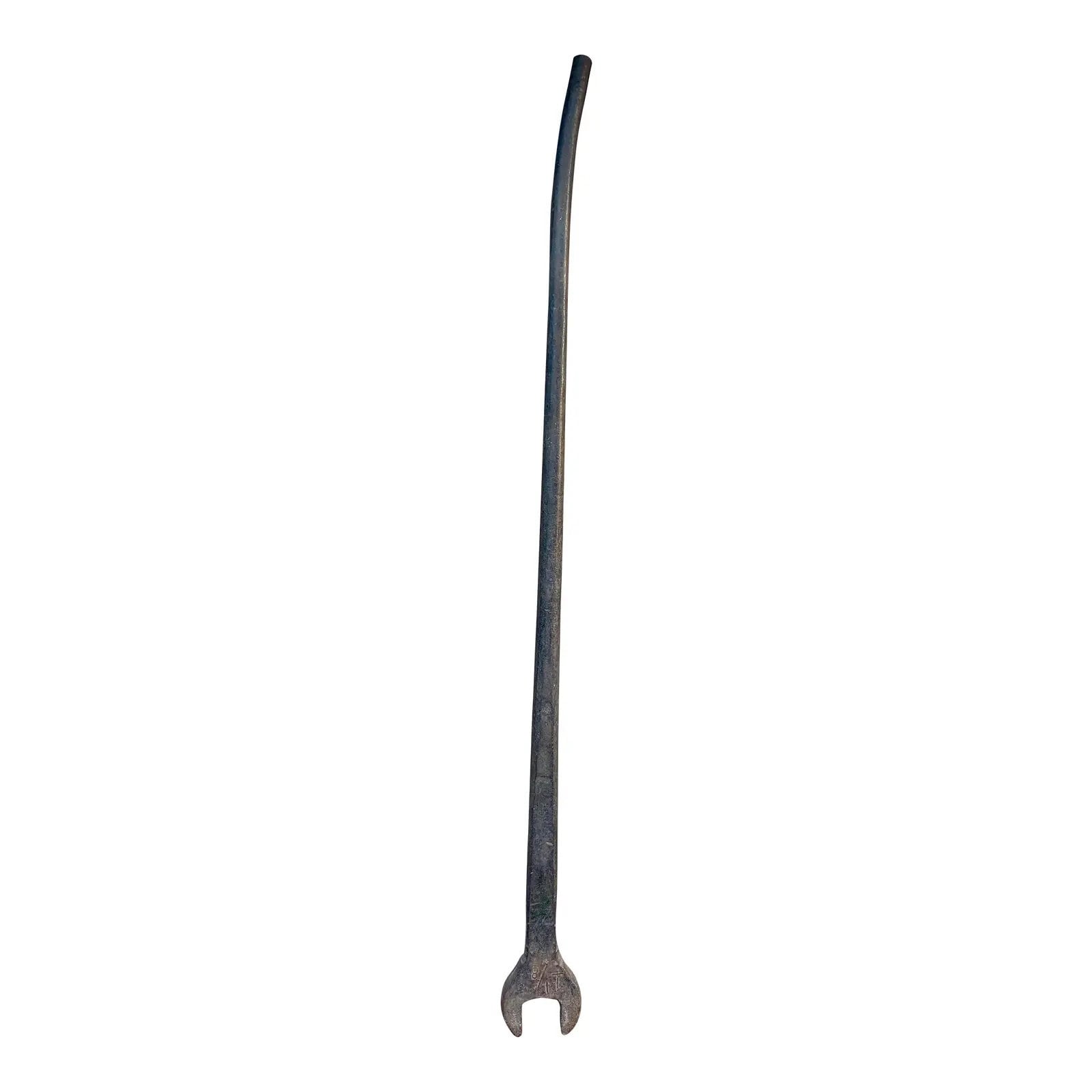Antique Monumental Hand Forged Iron Railroad Wrench, Early 20th Century ...