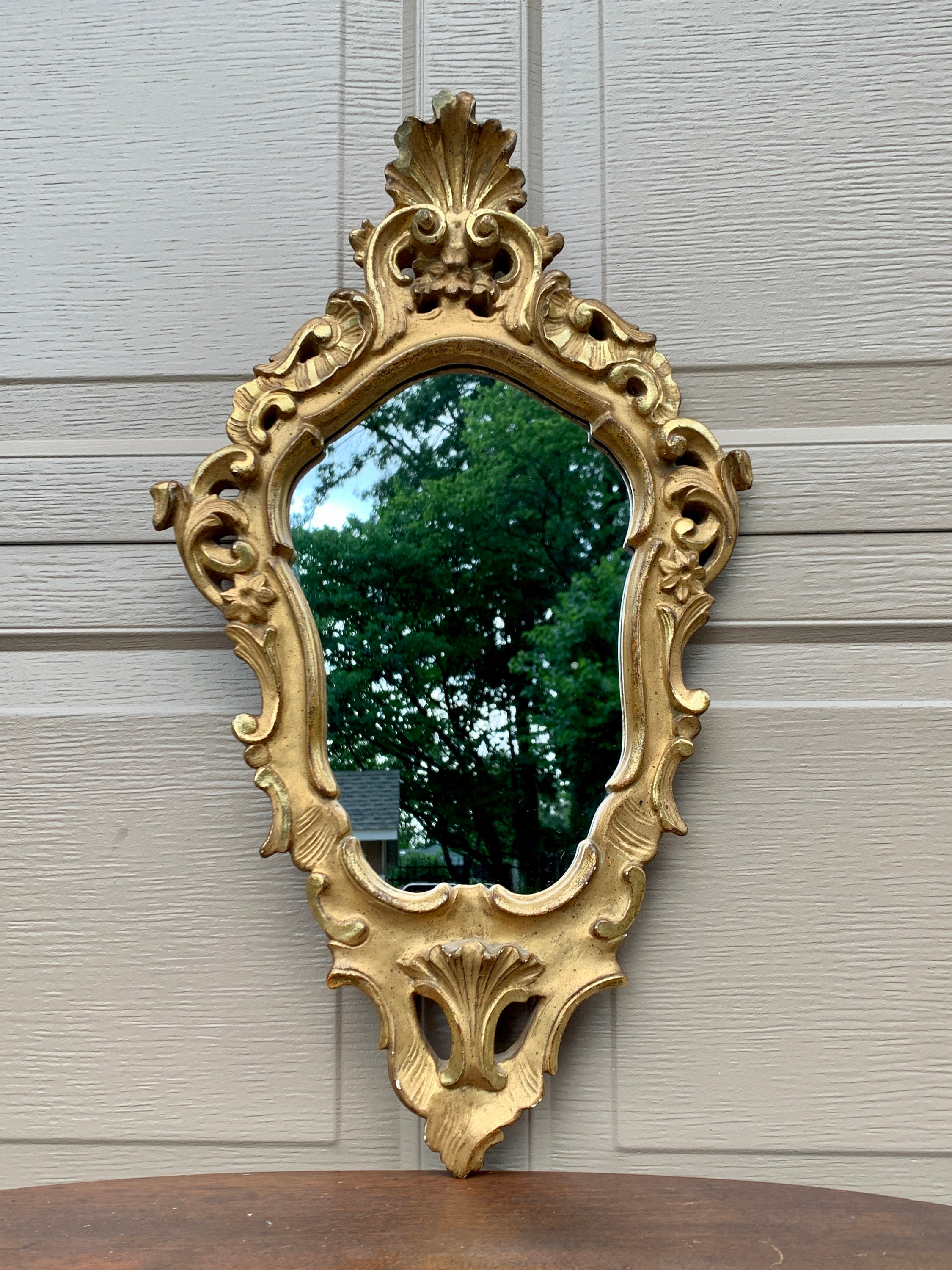 Italian Borghese Rococo Baroque Gilt Wood Mirror - Etsy