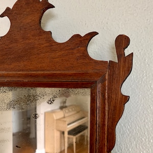 Antique Early American Chippendale Mahogany Mirror Late 18th - Etsy