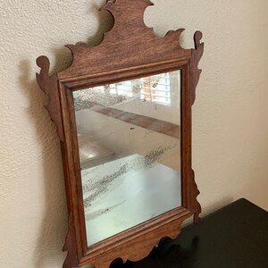Antique Early American Chippendale Mahogany Mirror Late 18th - Etsy