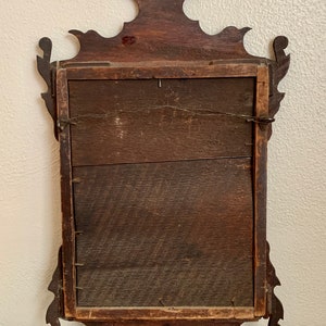 Antique Early American Chippendale Mahogany Mirror Late 18th - Etsy