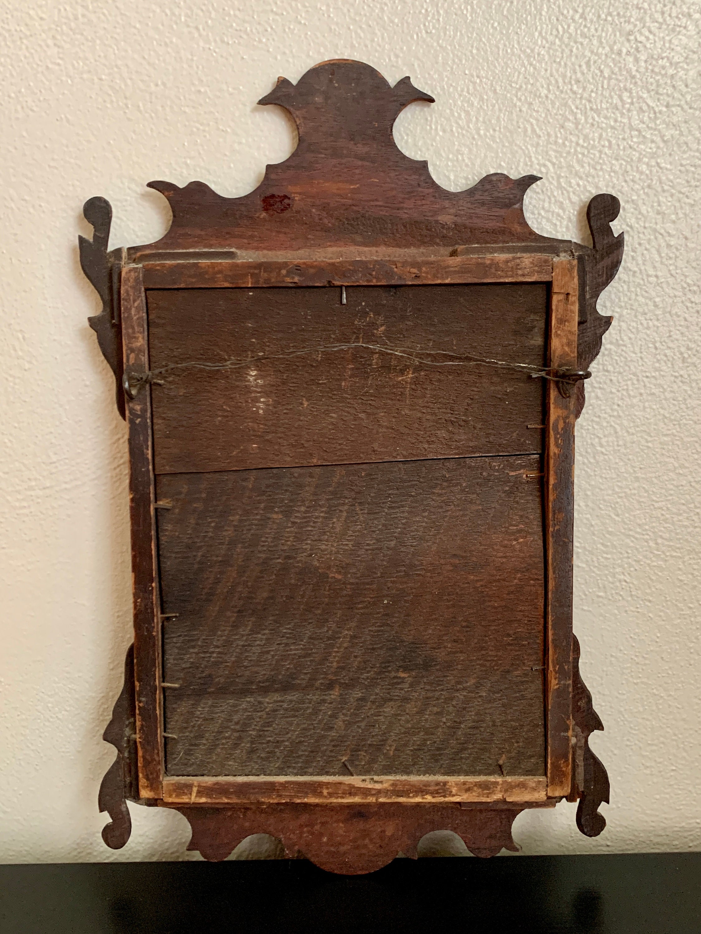 Antique Early American Chippendale Mahogany Mirror Late 18th - Etsy