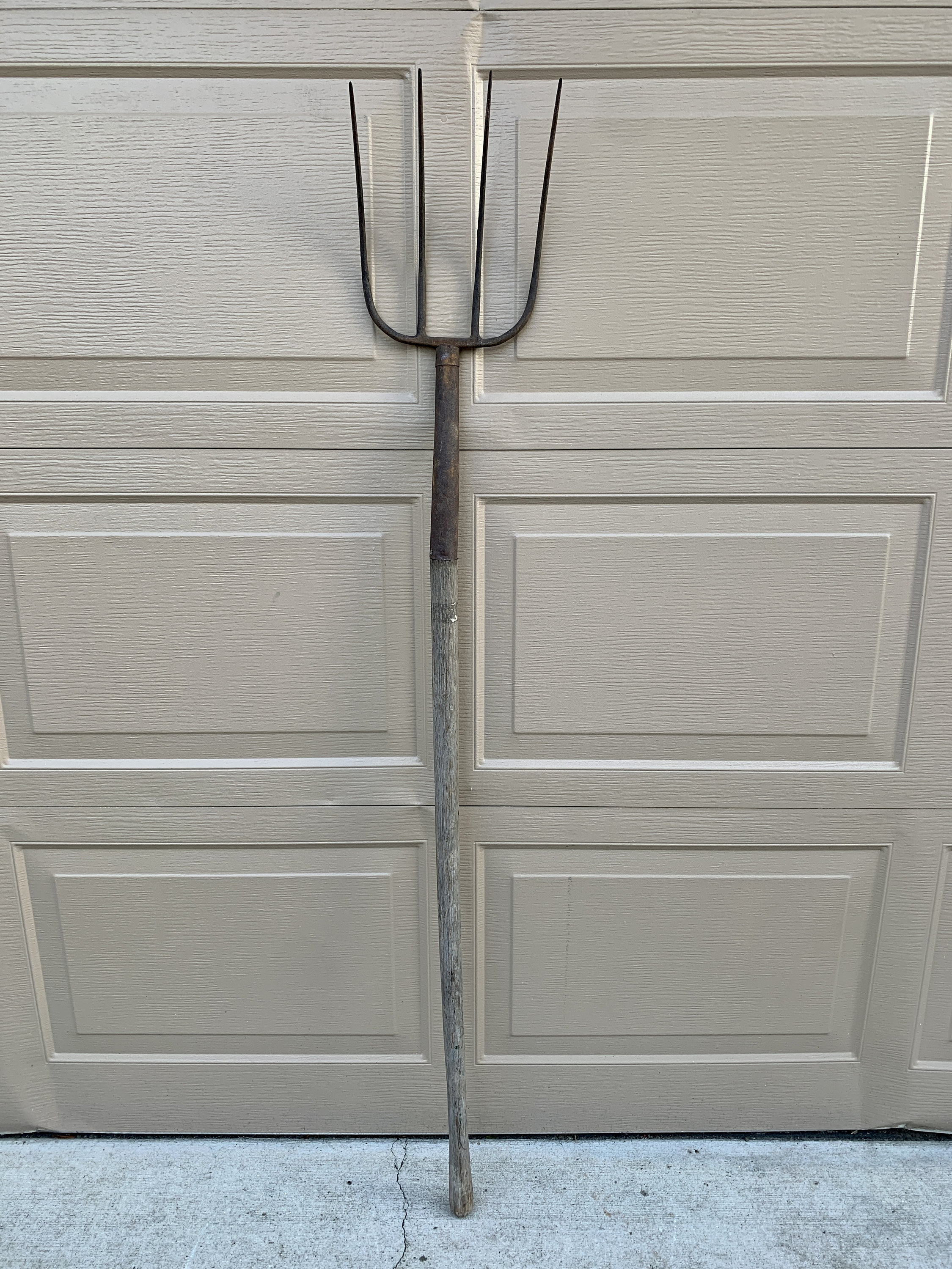 Early 20th Century Wooden and Iron Pitchfork Garden Tool - Etsy
