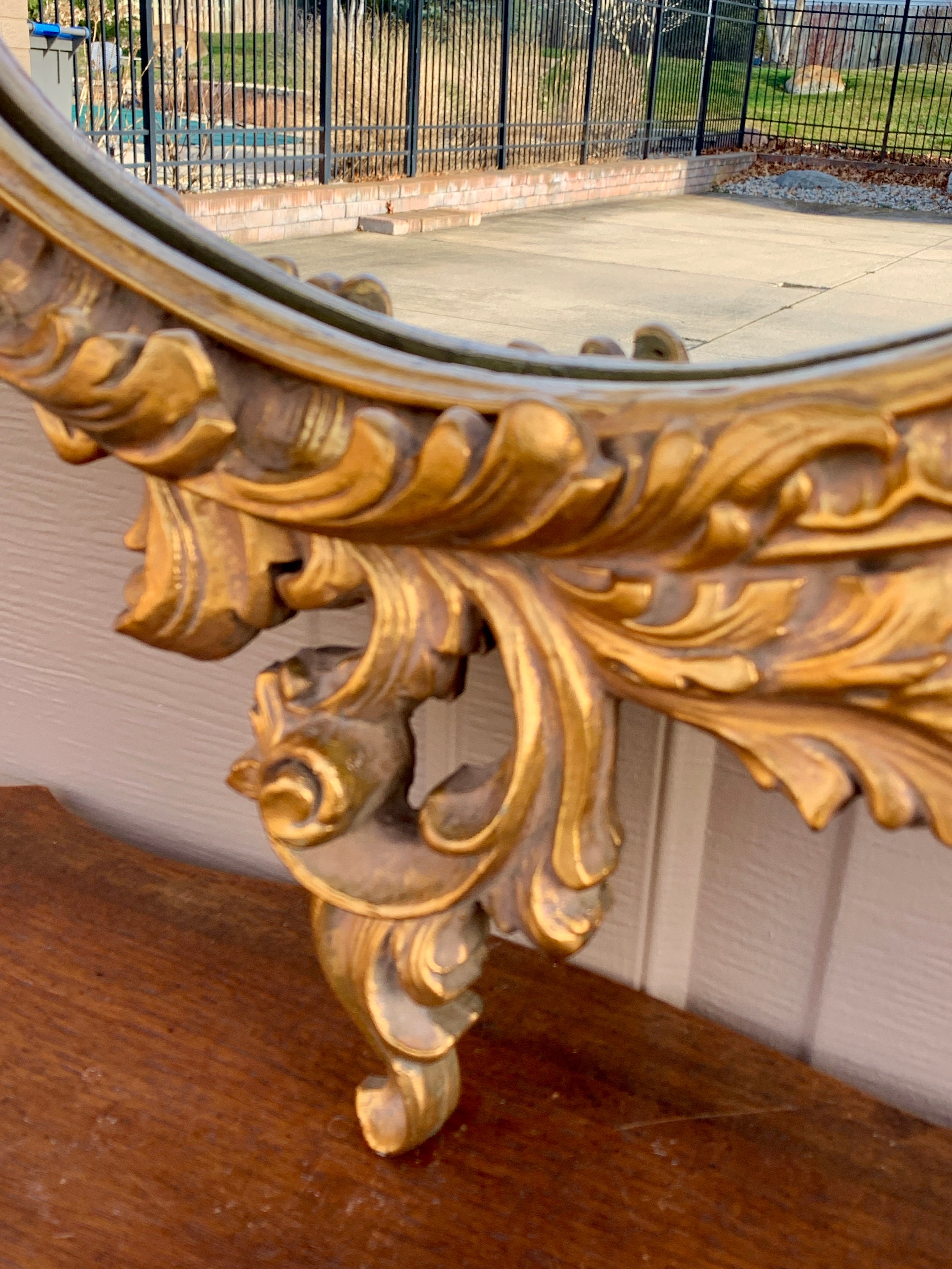 Louis XV Cartouche Rococo Baroque Gilt Wood Mirror - Etsy
