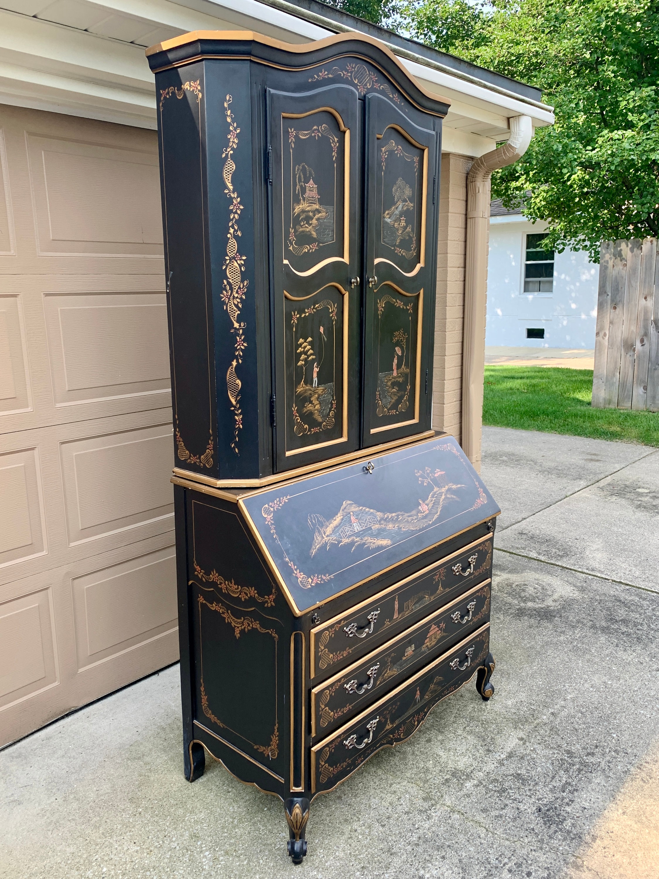 Chinoiserie secretary desk store