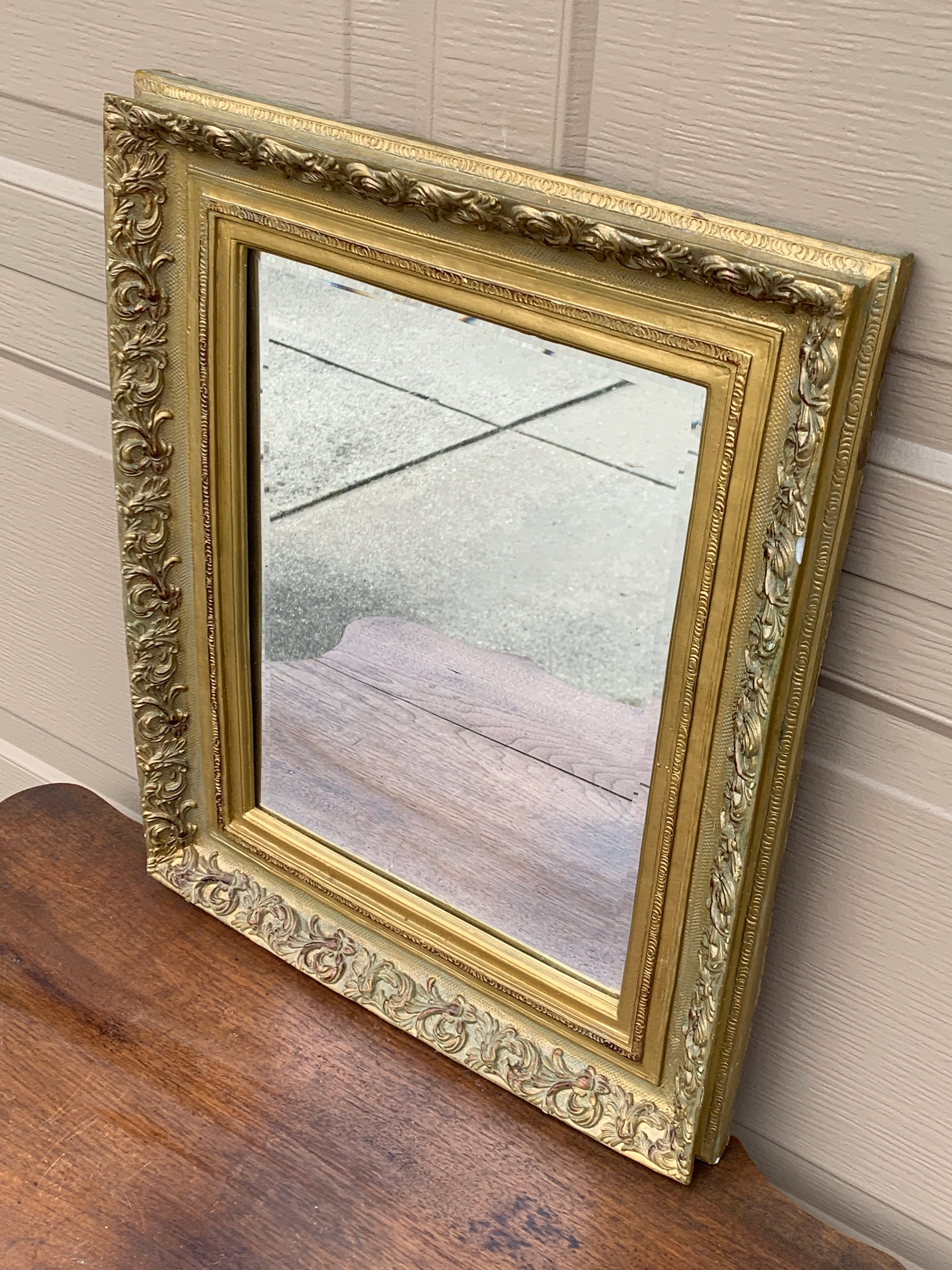 Antique Giltwood Wall Mirror, Early 20th Century - Etsy