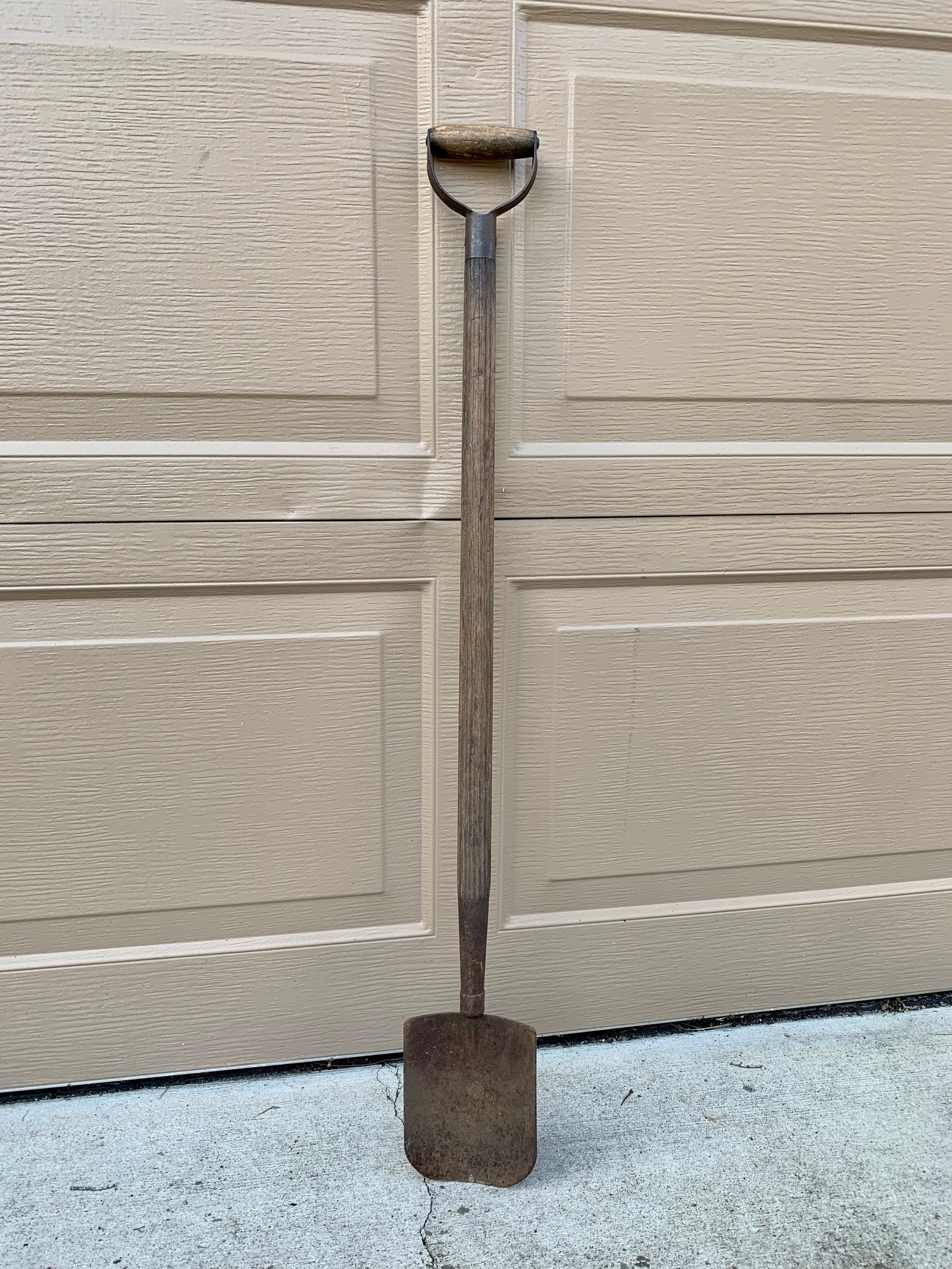 Antique 19th Century Hand Made Iron and Wood Garden Shovel - Etsy