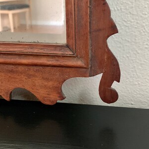 Antique Early American Chippendale Mahogany Mirror Late 18th - Etsy