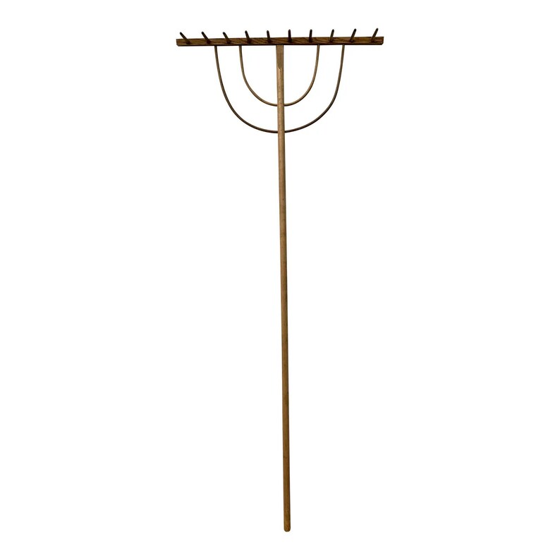 Antique Early 20th Century Hand Made Wooden Hay Rake - Etsy