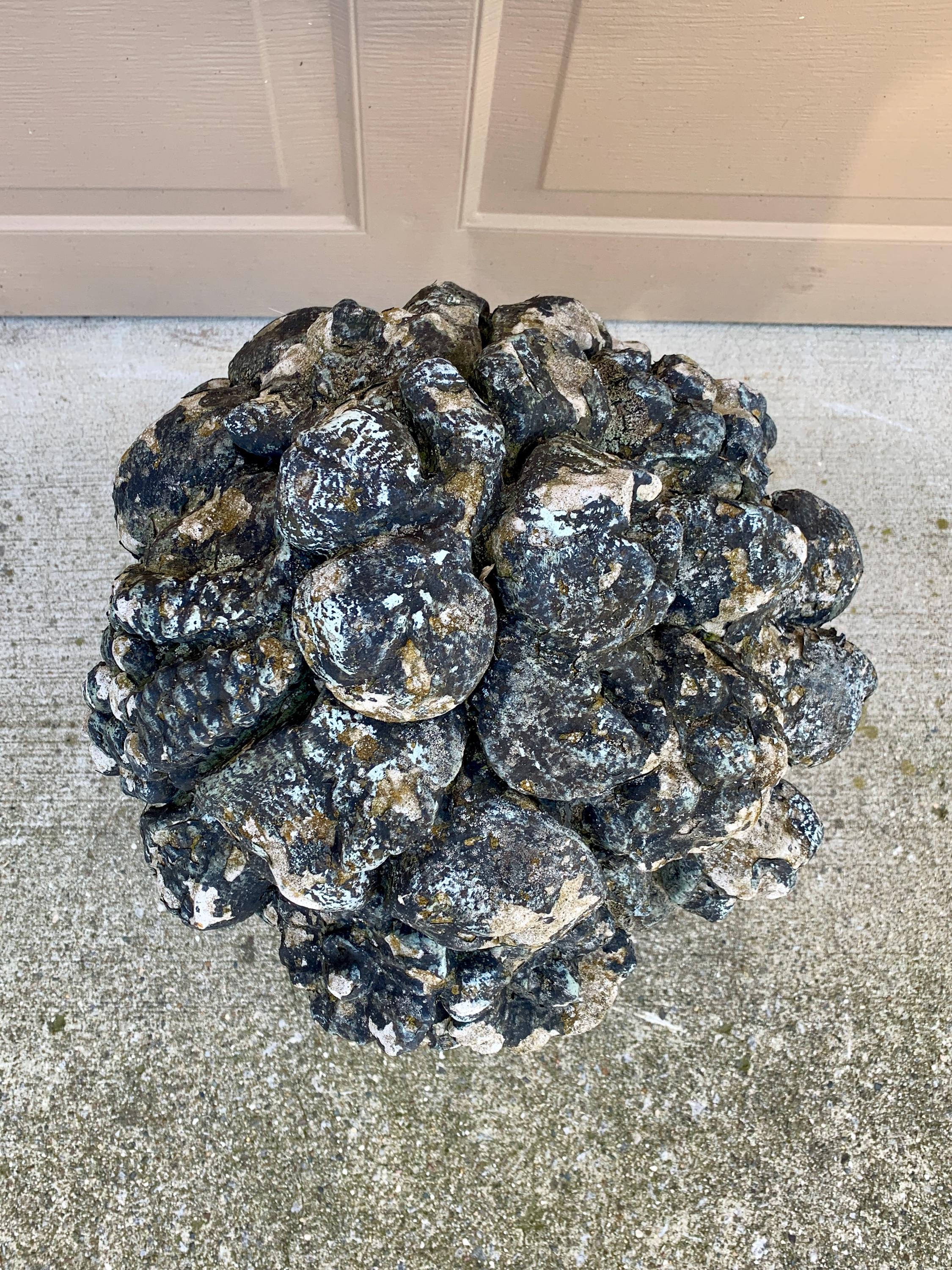 Neoclassical Cast Stone Topiary Urn Filled With Fruit Garden Statue - Etsy