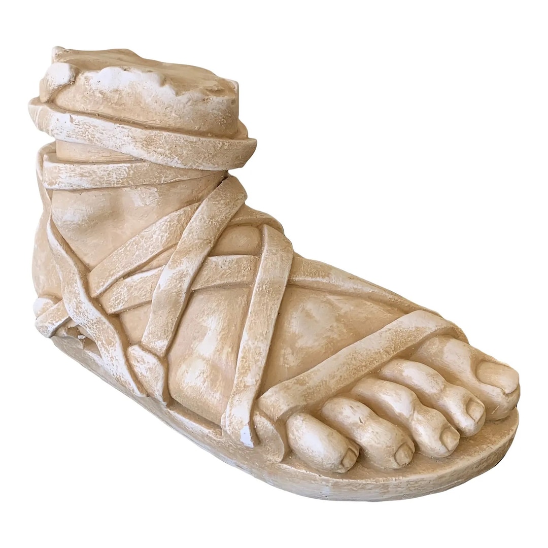 Grand Tour Style Greek or Roman Plaster Foot Sculpture - Etsy