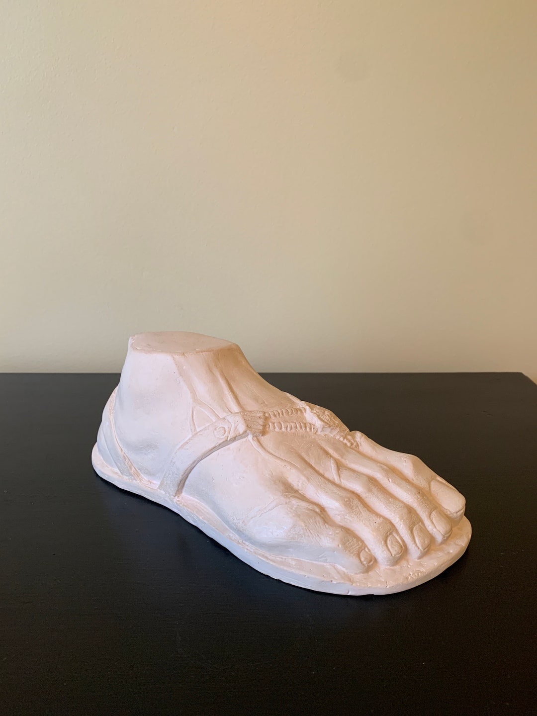 Grand Tour Style Greek or Roman Plaster Foot Sculpture - Etsy