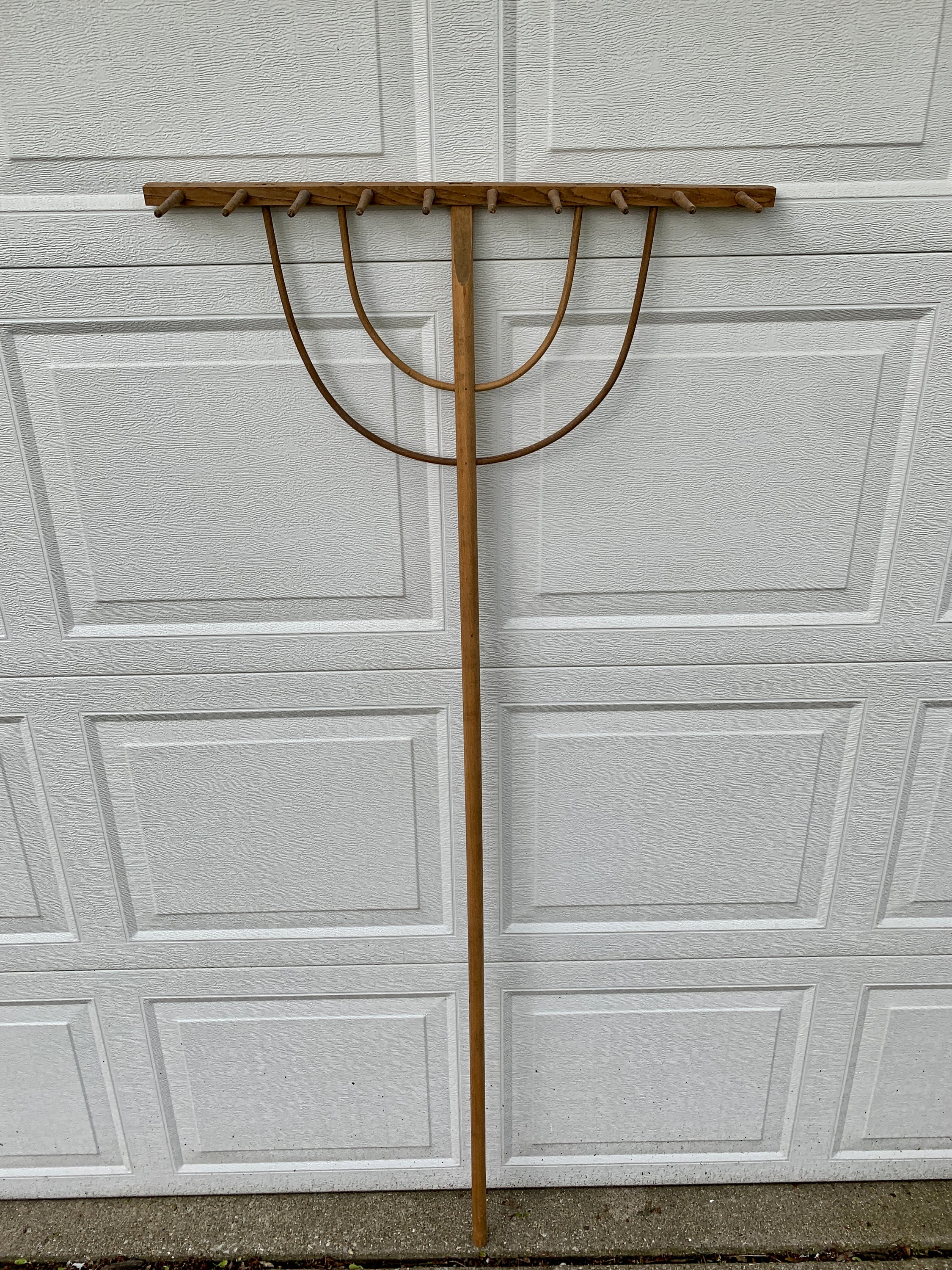 Antique Early 20th Century Hand Made Wooden Hay Rake - Etsy