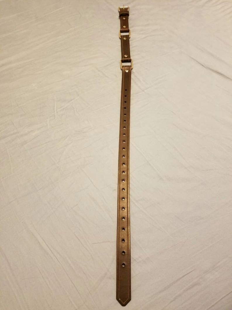 Bondage Belt With Stitching Grooves BDSM Belt Cuffs | Etsy