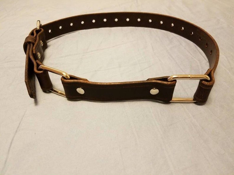 Bondage Belt With Stitching Grooves BDSM Belt Cuffs | Etsy