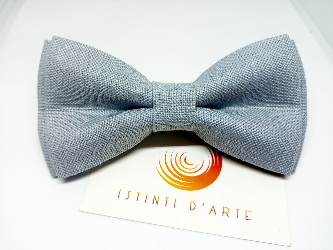 Grau Leinen Herren Fliege Herren Geschenkidee - Etsy.de