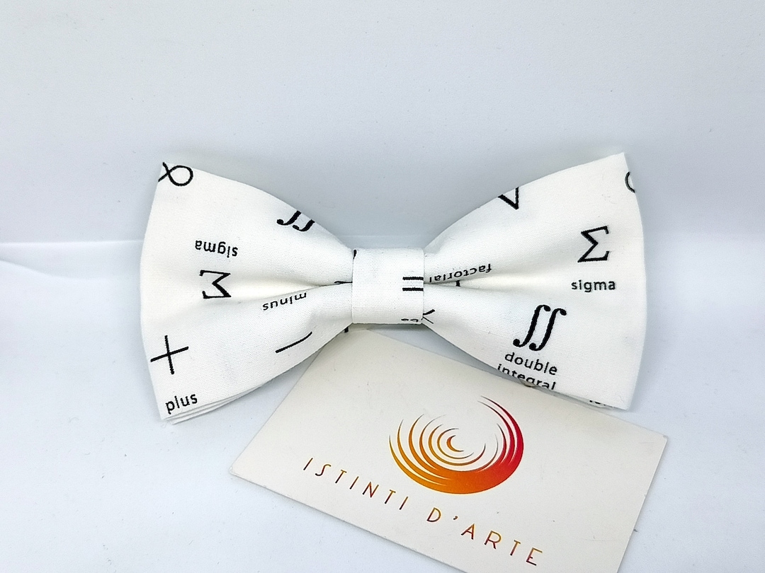 Mathematics Man Bow Tie, Gift Idea for Men, Accessories for Men, for ...