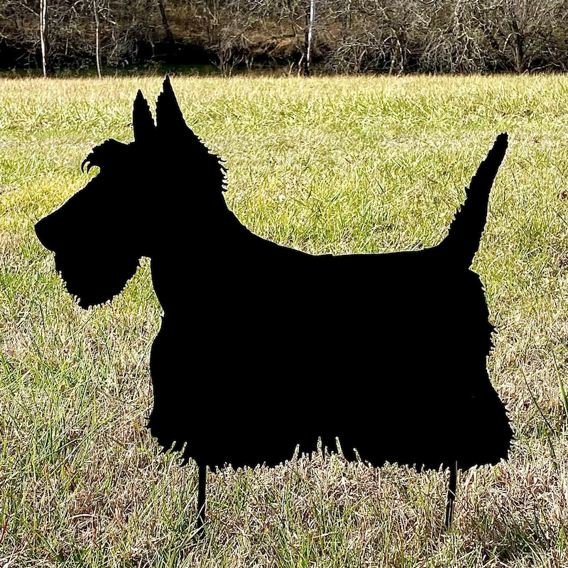 Metal Sign Scottie Dog - Etsy