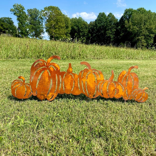 Metal Pumpkins - Etsy