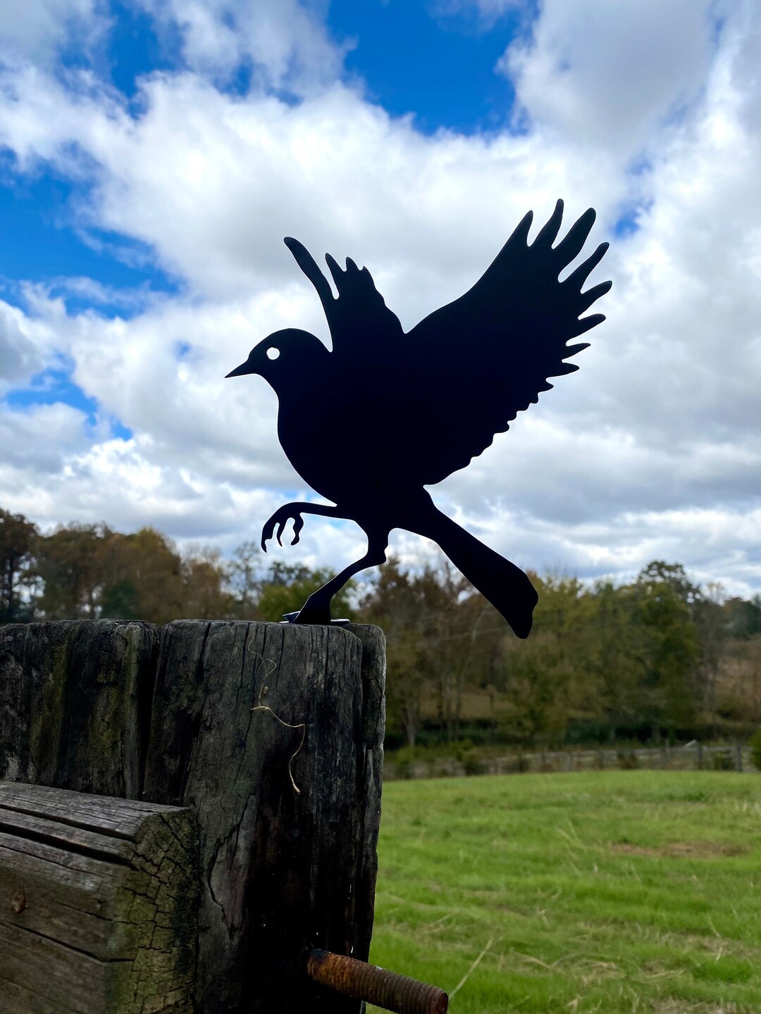 Metal Bird Garden Decoration- Yard Art- Bird Watching- Outdoor Decor ...